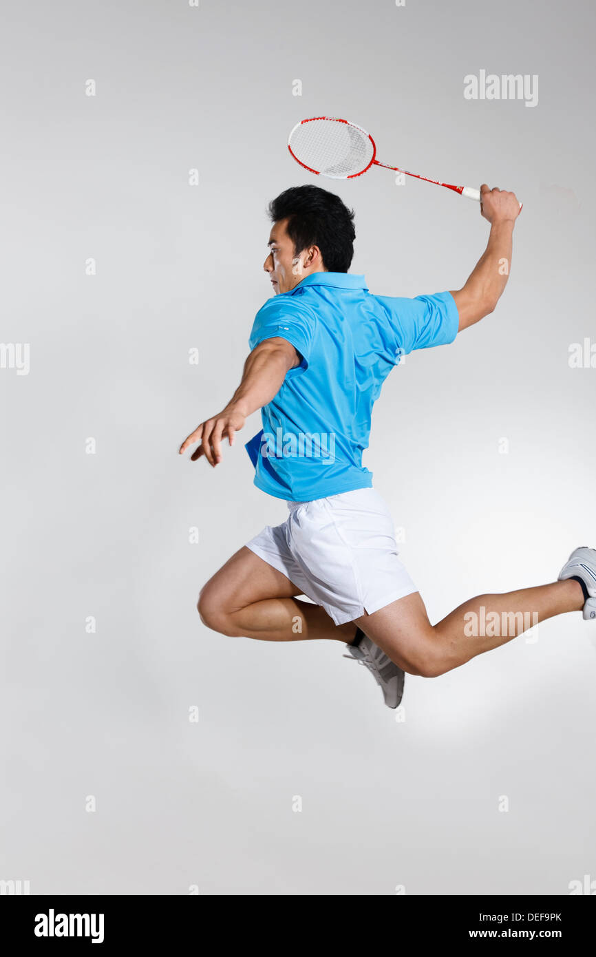 Badminton male hi-res stock photography and images - Alamy