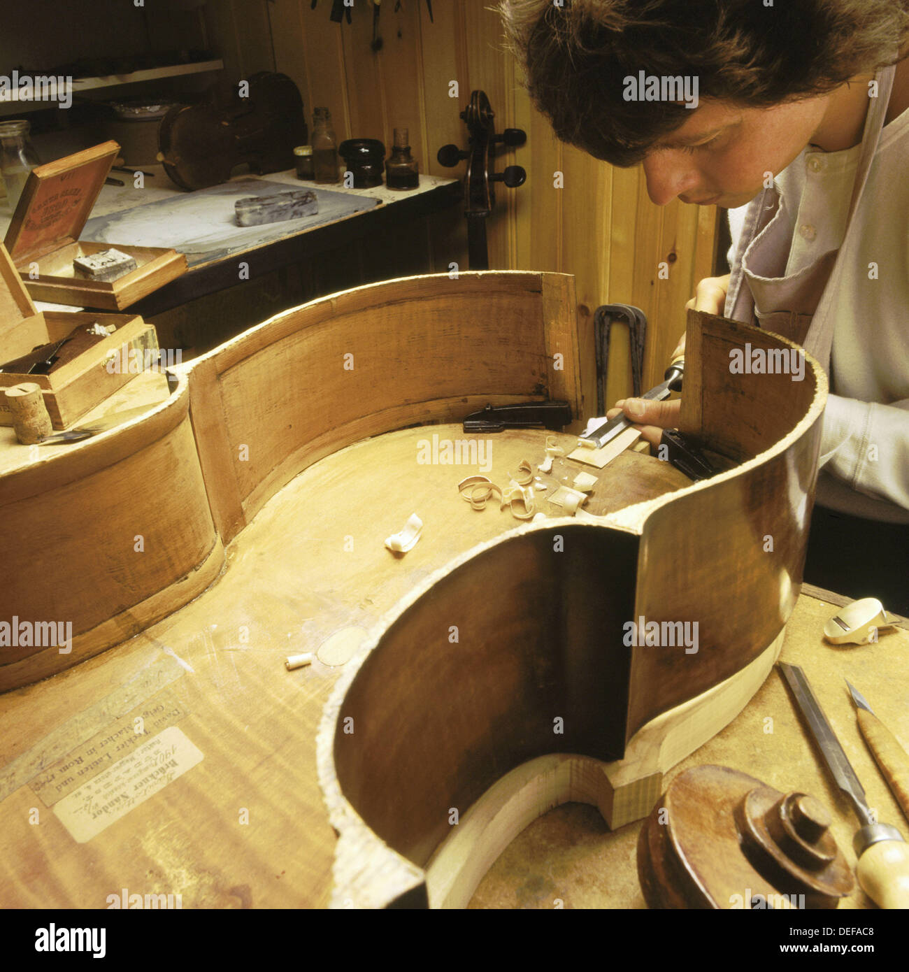 Cello repair hi-res stock photography and images - Alamy