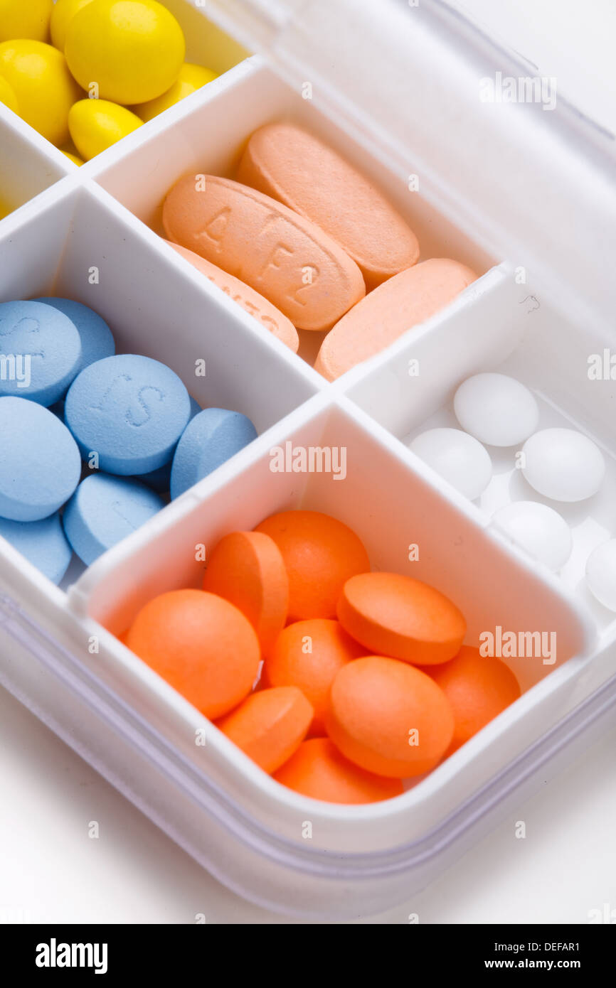 Boxes containing various tablets Stock Photo - Alamy
