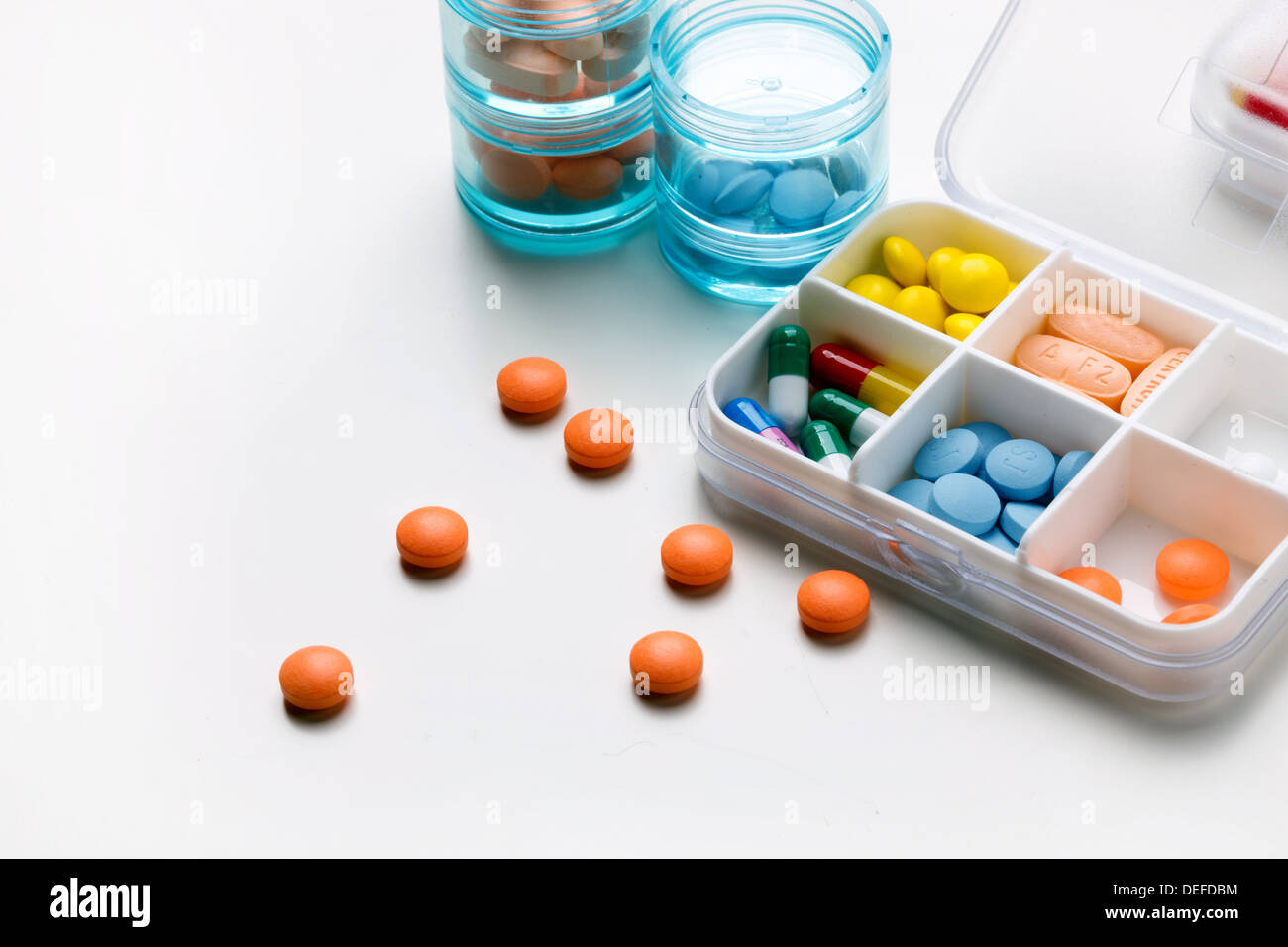Boxes containing various tablets Stock Photo - Alamy