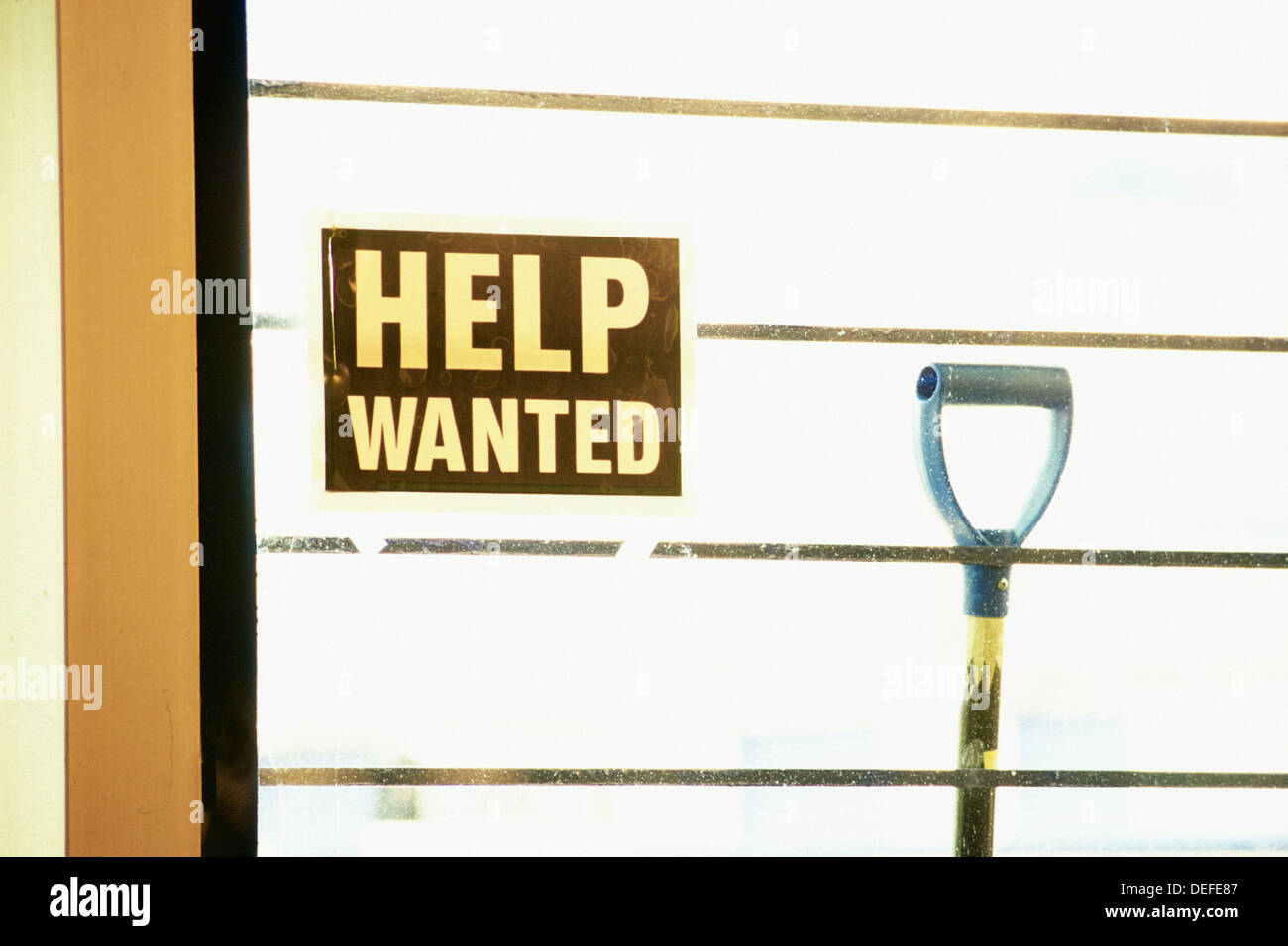 Help Wanted Sign Window Stock Photos & Help Wanted Sign Window Stock ...