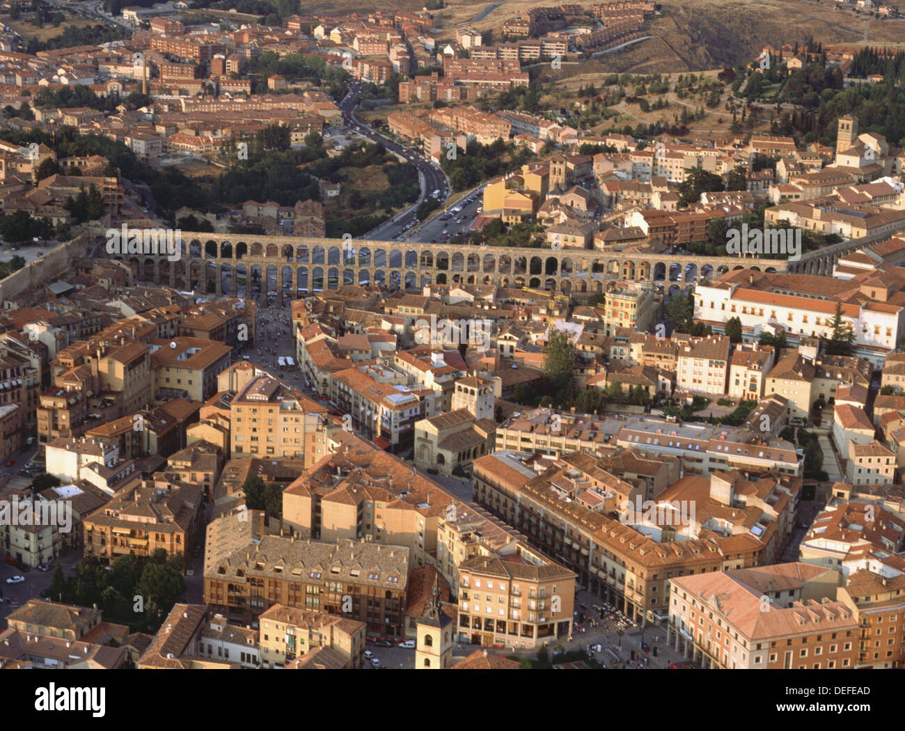 The ancient aqueduct from above hi-res stock photography and images - Alamy