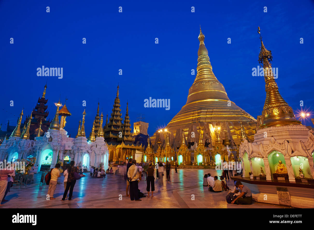 Shwedagon Paya, Yangon (Rangoon), Myanmar (Burma), Asia Stock Photo - Alamy