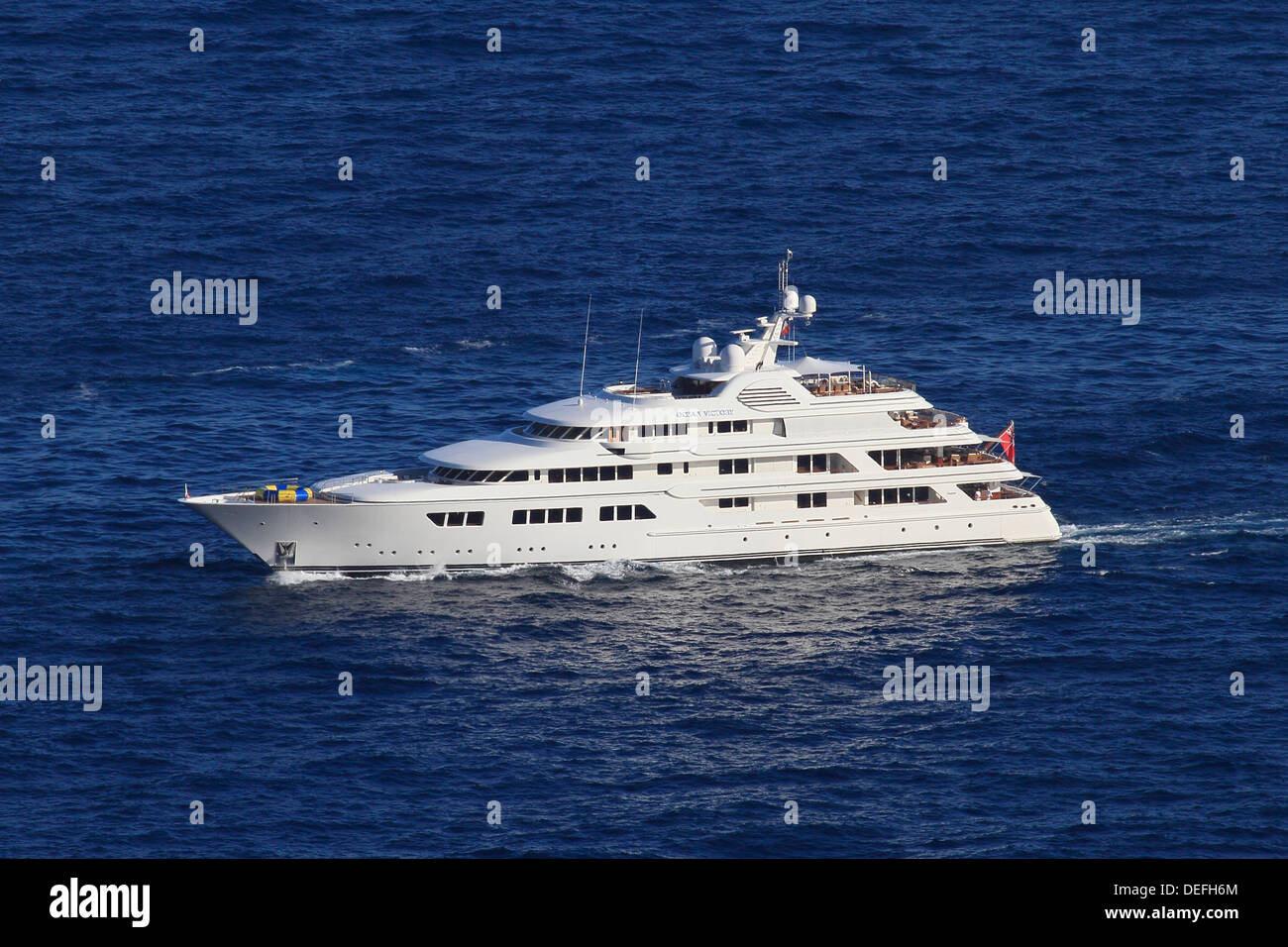Motor yacht "Ocean Victory", Feadship shipyard, Monaco, Monaco Stock ...