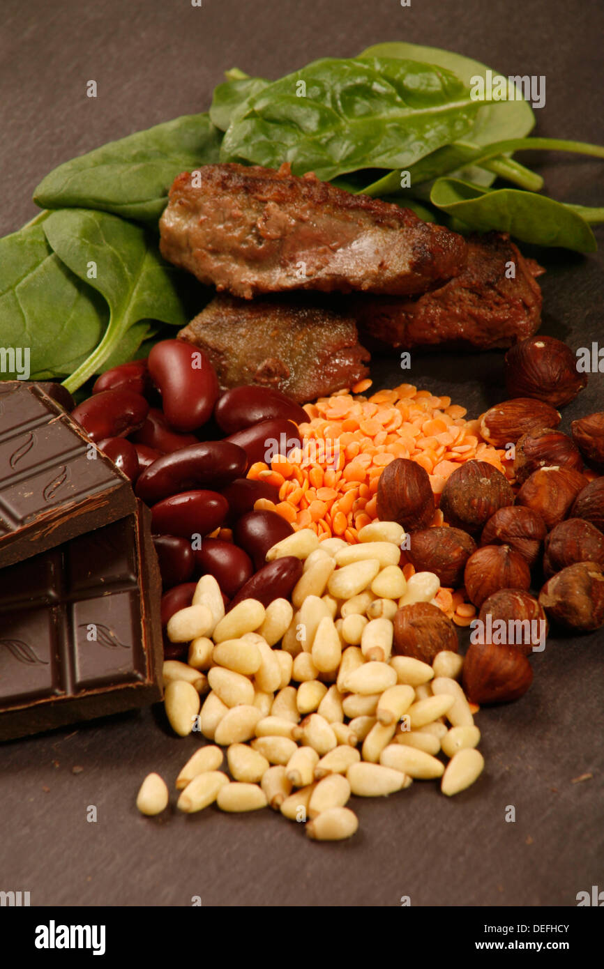 Mineral rich foods hi-res stock photography and images - Alamy