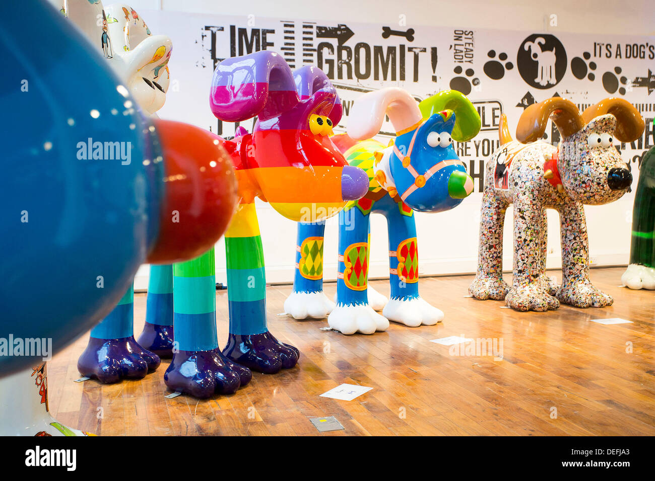 Bristol, UK. 18th Sep, 2013. A general view of the Gromit Unleashed ...