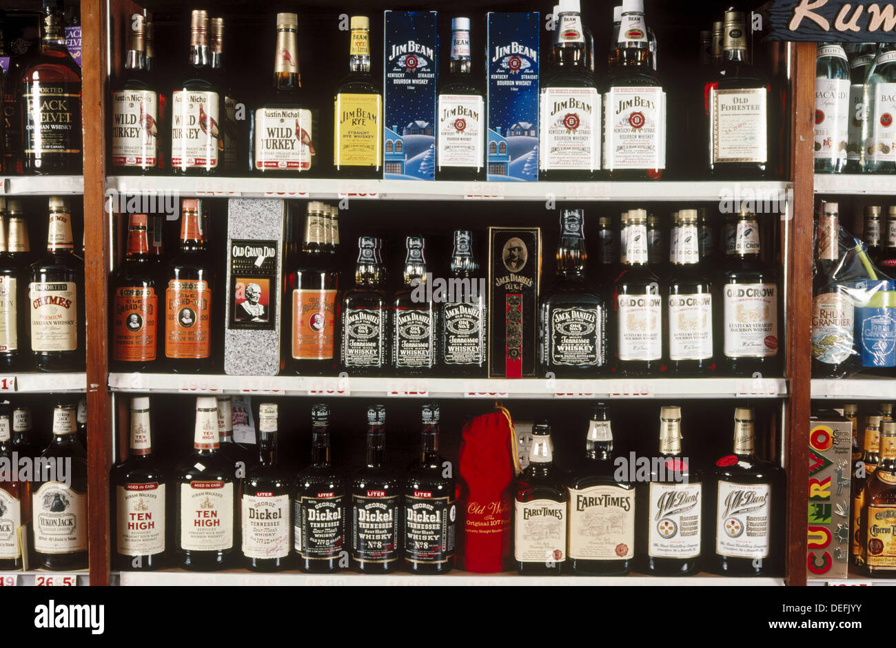 Arrangement order liquor alcohol hi-res stock photography and images ...