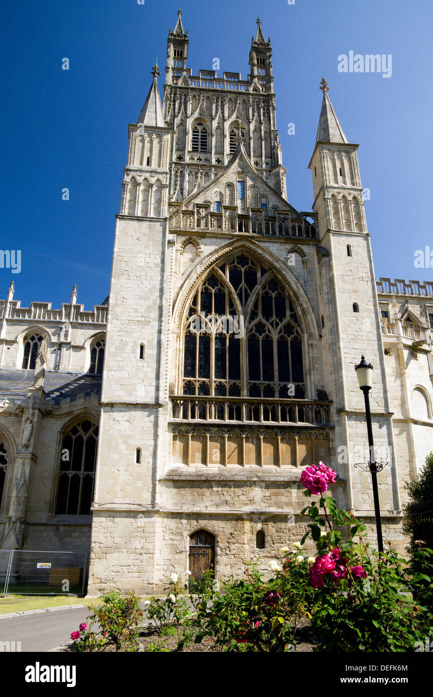 St Peters Cathedral Church, Gloucester, Gloucestershire, England Stock ...