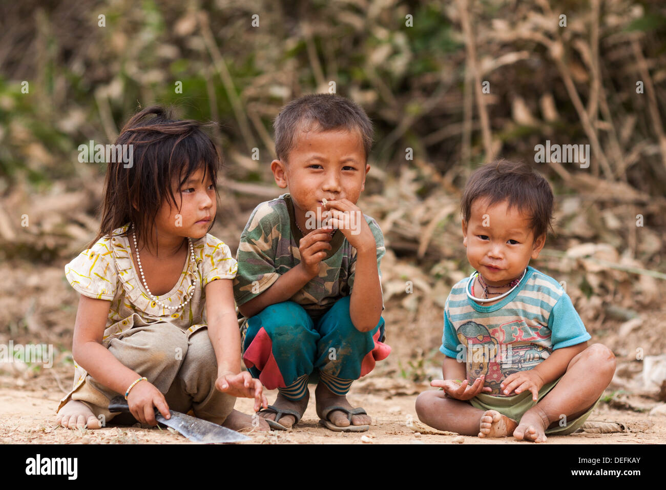 Poor boy laos hi-res stock photography and images - Alamy