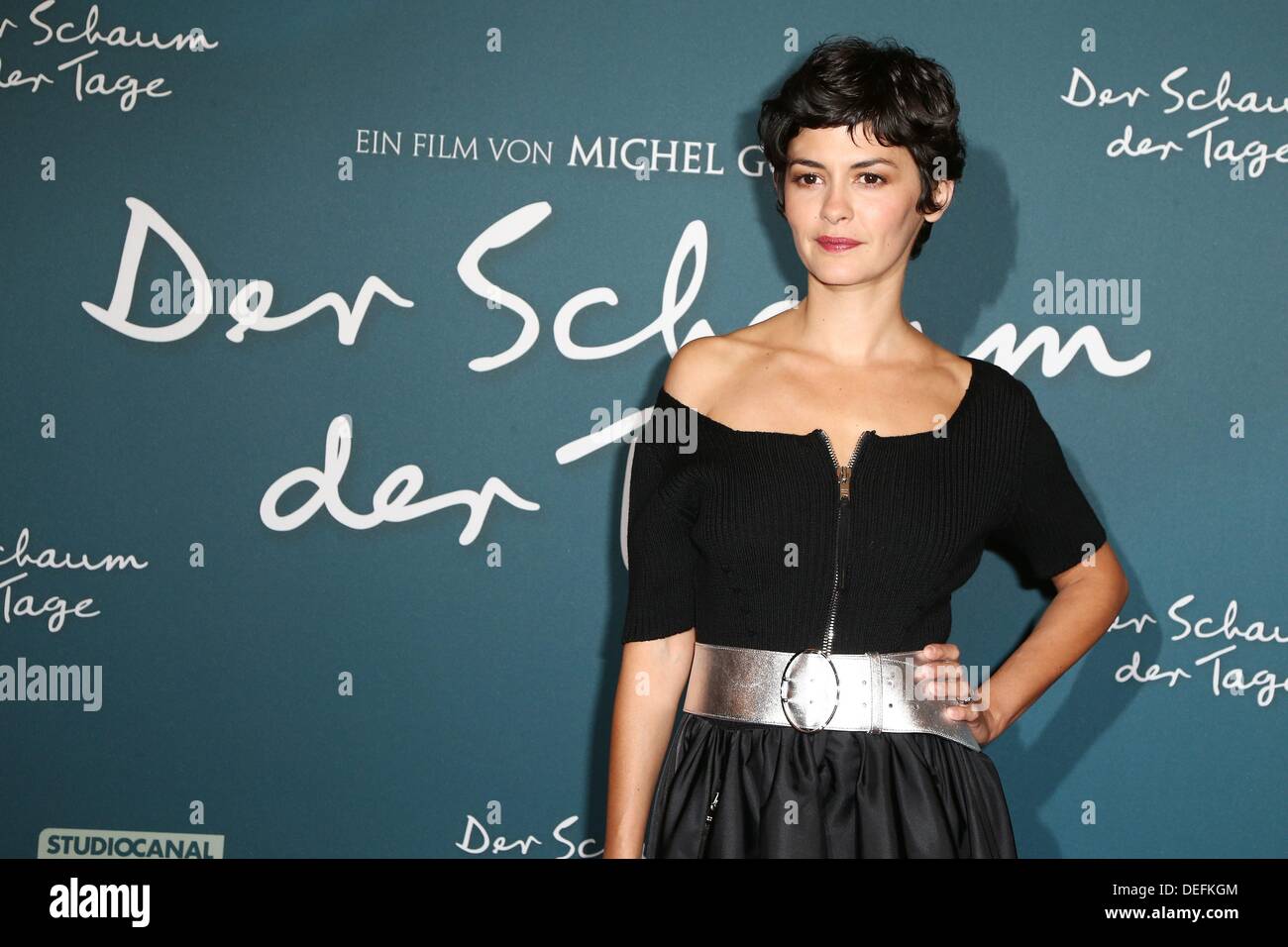 Berlin, Germany. 17th Sep, 2013. French actress Audrey Tautou attends ...