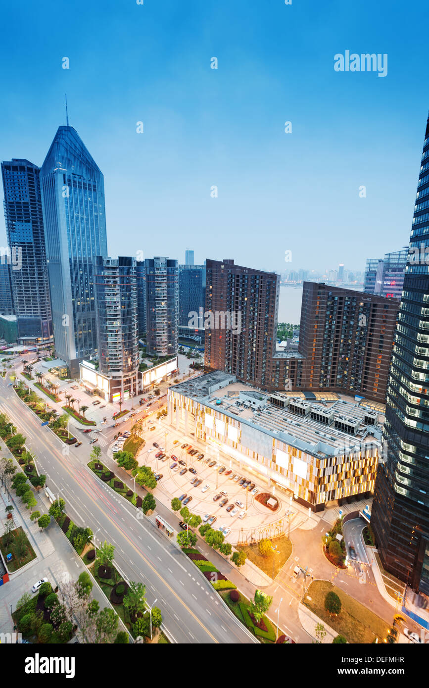 Shanghai vertical aerial view hi-res stock photography and images - Alamy
