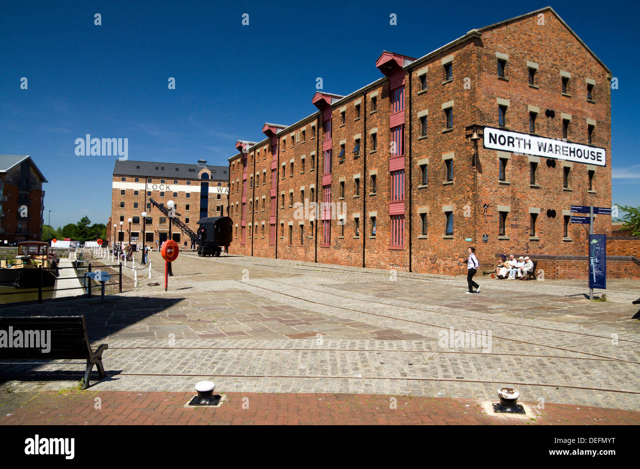 North Warehouse, Gloucester Historic Dock, Gloucestershire, England ...