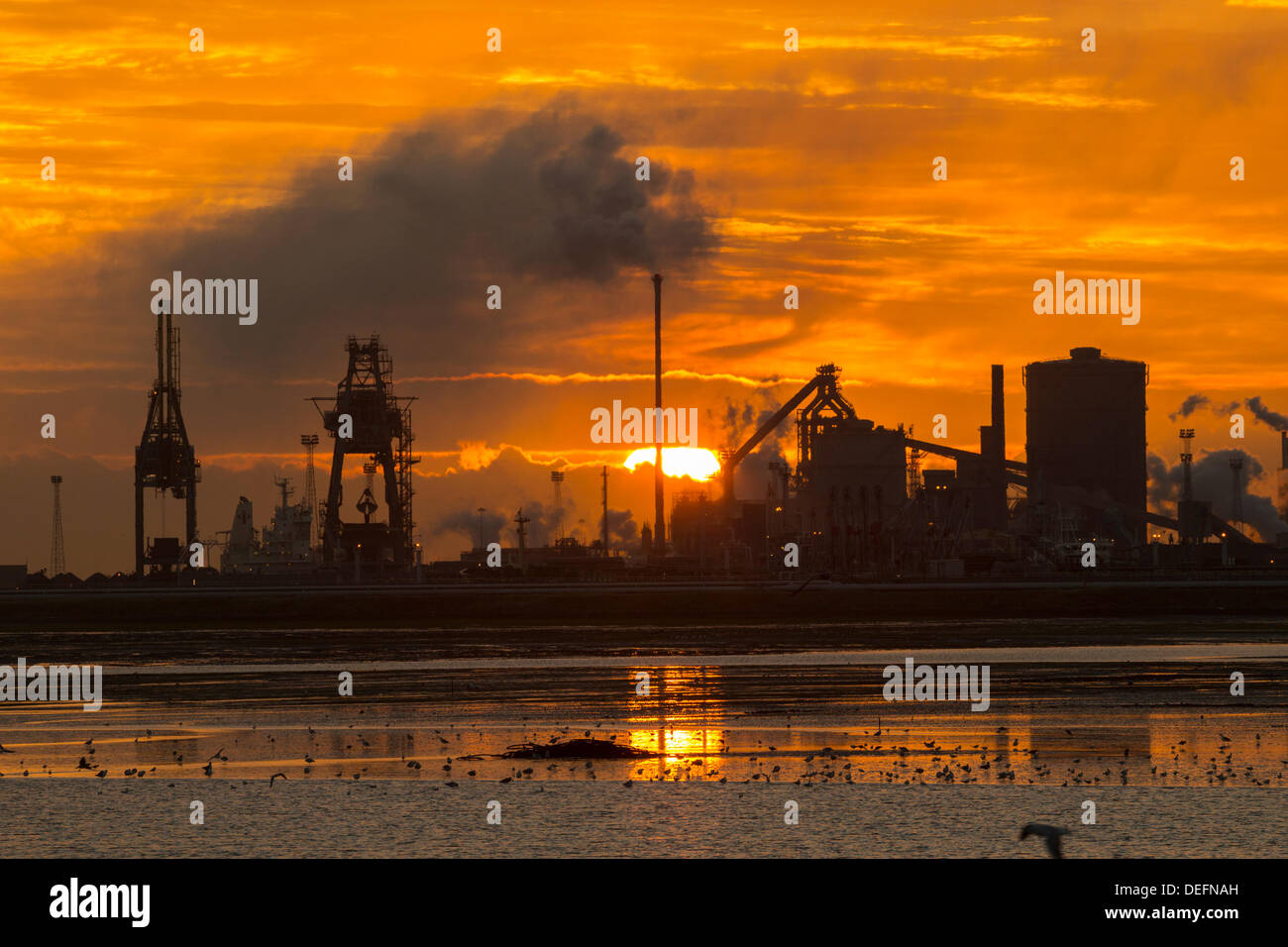 Redcar SSI steelworks blast furnace and coke ovens. Redcar, north east ...