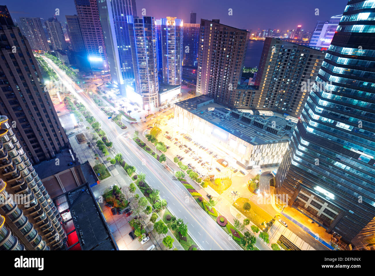 Bird view at Shanghai China Stock Photo - Alamy
