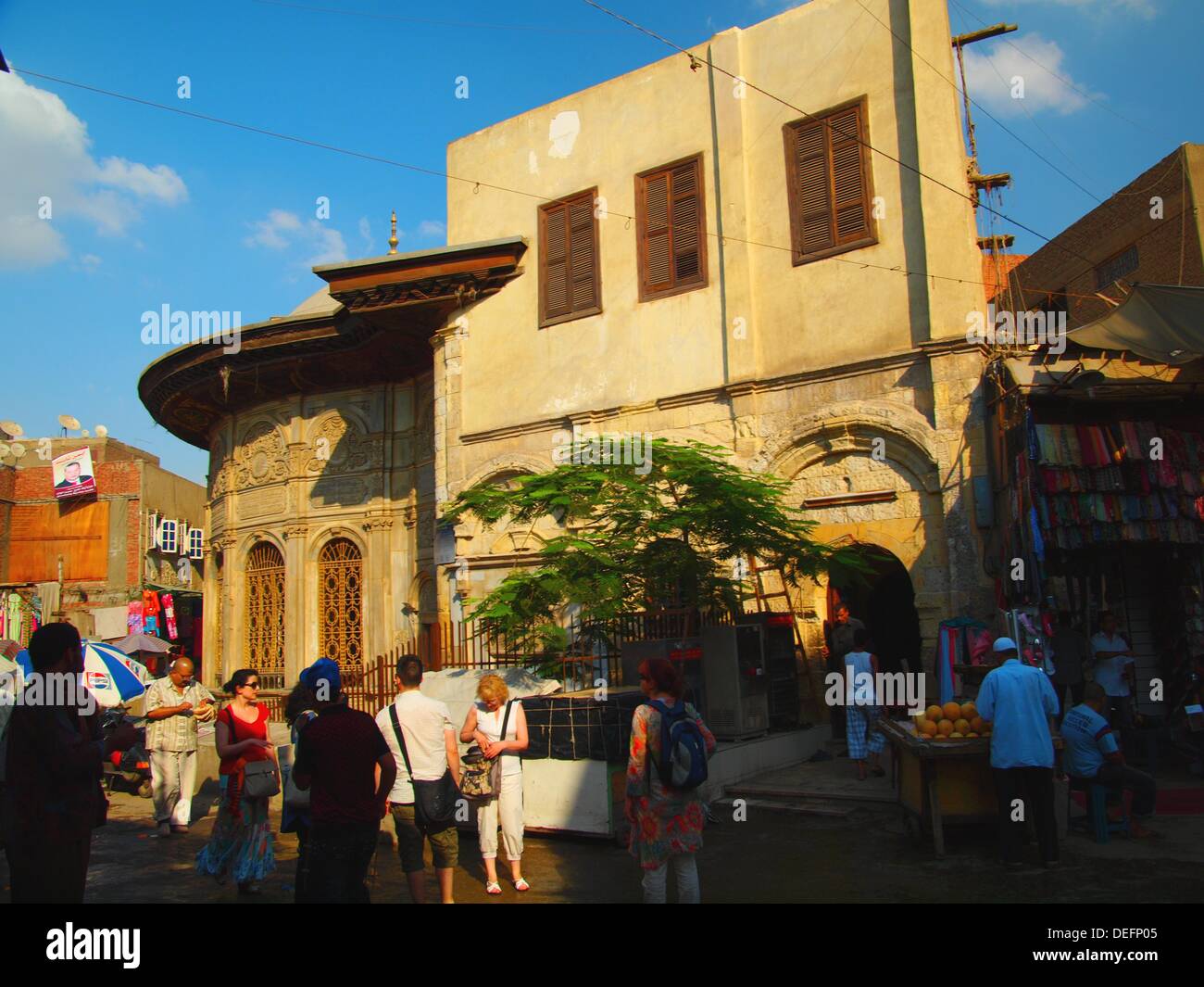 Mamluk Architecture Islamic Quarter Cairo Stock Photos & Mamluk ...