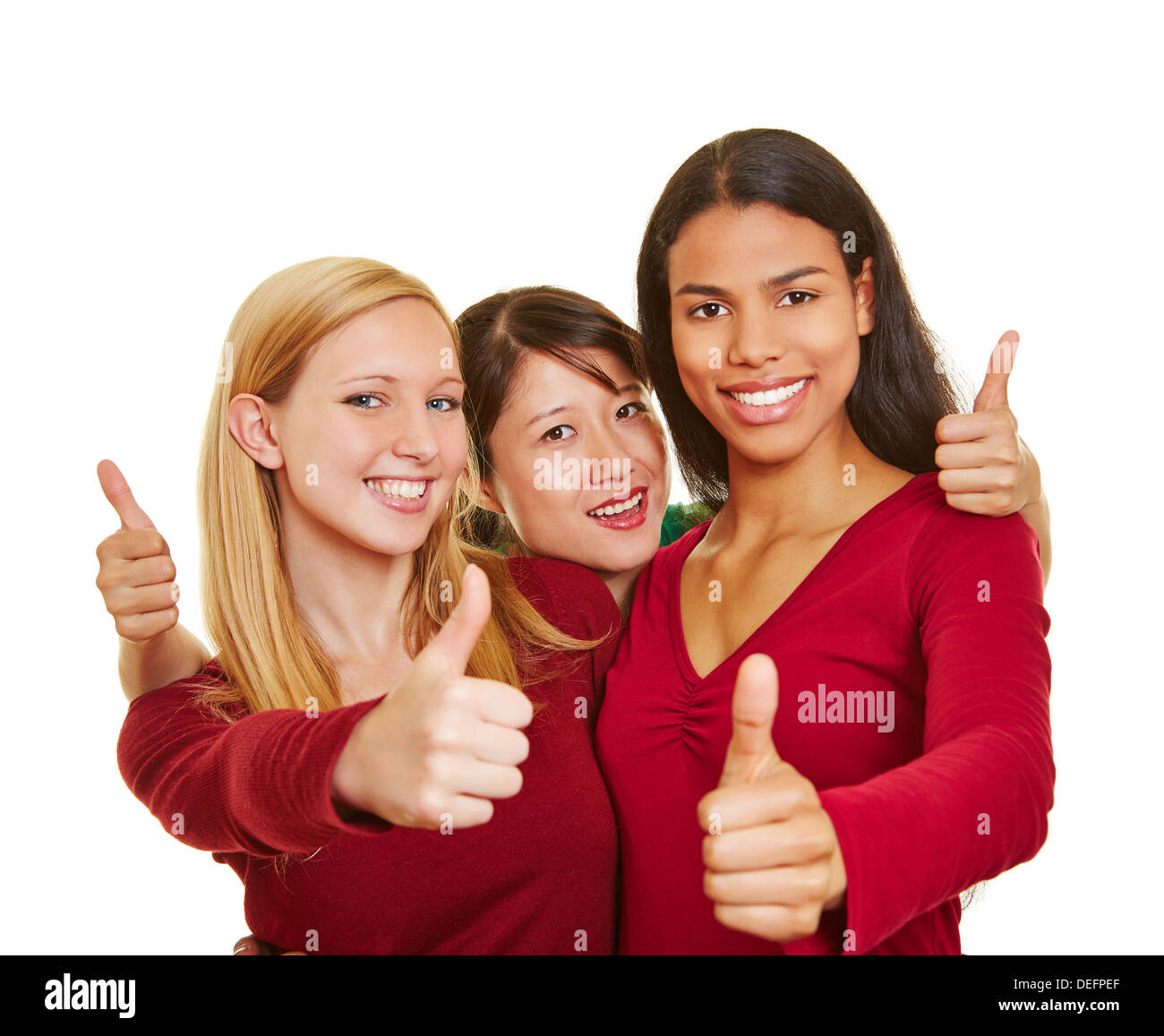 Happy smiling girls hi-res stock photography and images - Alamy