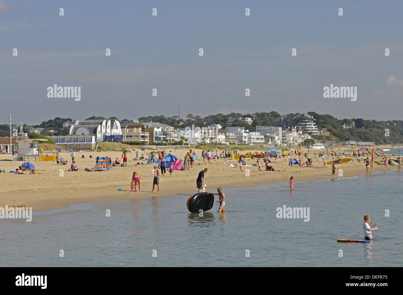 Sandbanks Beach Poole Dorset England Stock Photo - Alamy