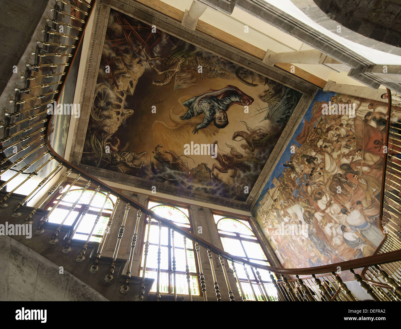 Castillo de chapultepec mural hi-res stock photography and images - Alamy