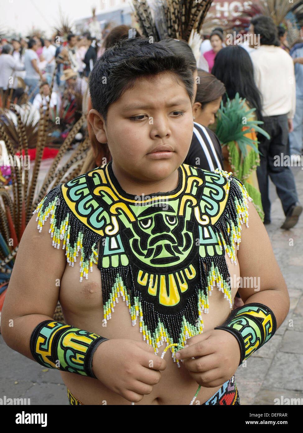 Indian traditional people mexico aztec hi-res stock photography and ...