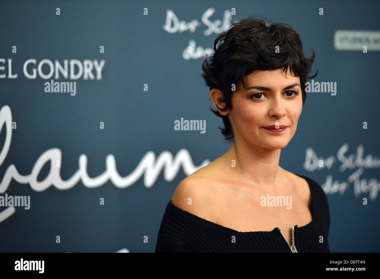 Berlin, Germany. 17th Sep, 2013. Main actress Audrey Tauou visits ...