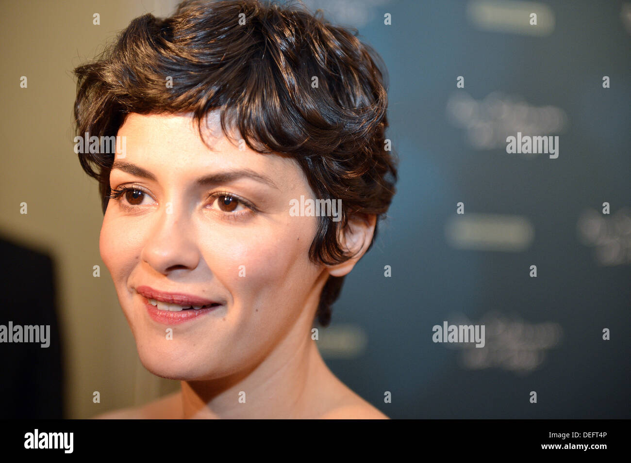 Berlin, Germany. 17th Sep, 2013. Main actress Audrey Tauou visits ...