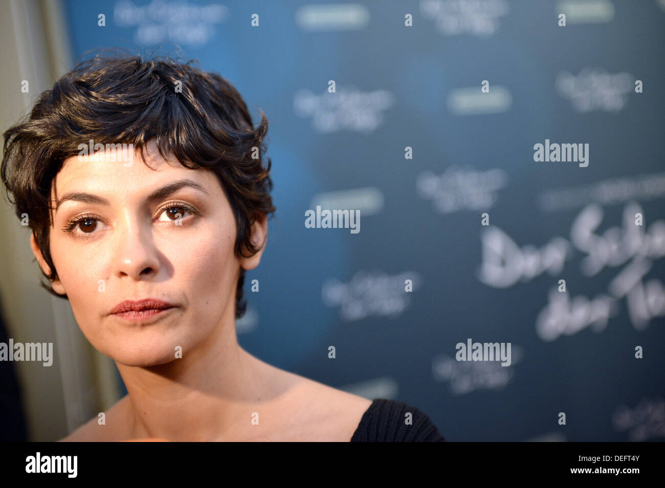 Berlin, Germany. 17th Sep, 2013. Main actress Audrey Tauou visits ...