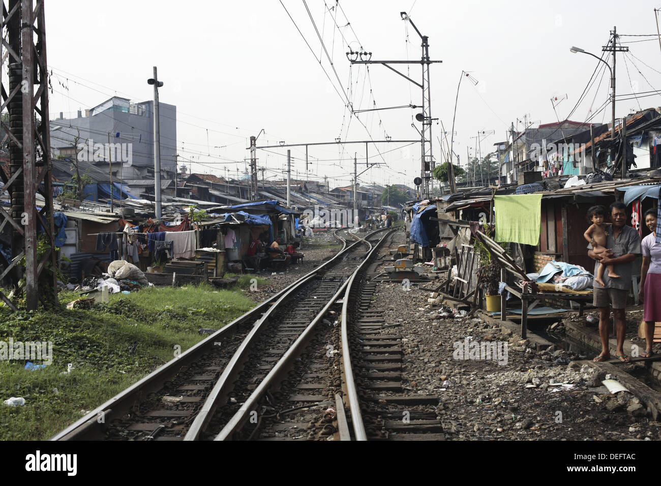 Indonesia railway poor hi-res stock photography and images - Alamy