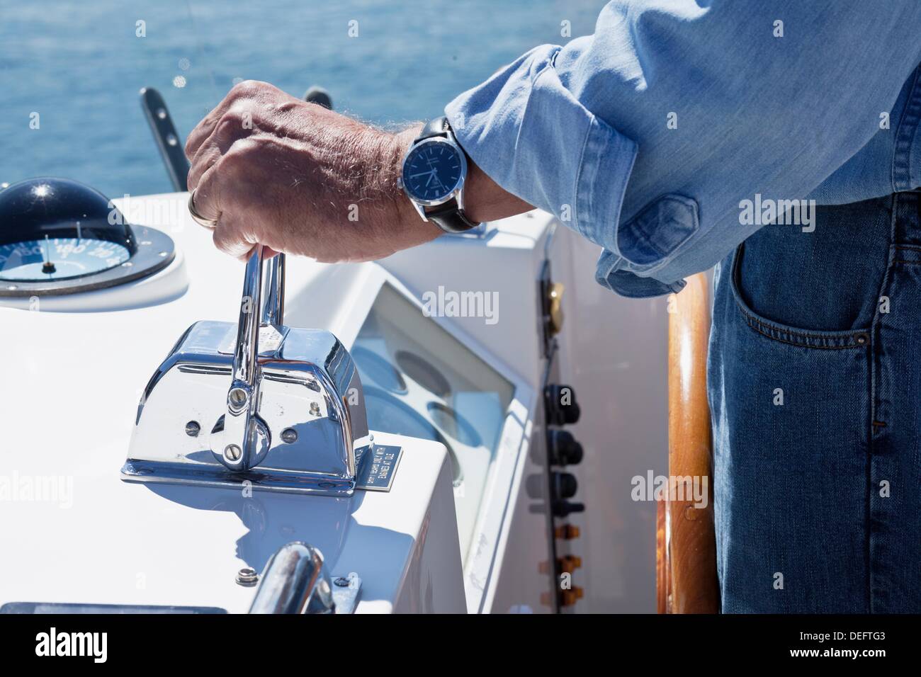 Man of the helm hi-res stock photography and images - Alamy