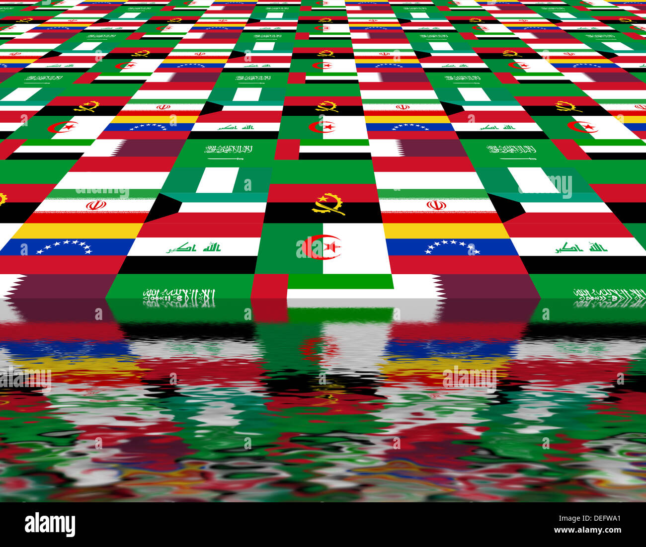 Opec flag hi-res stock photography and images - Alamy