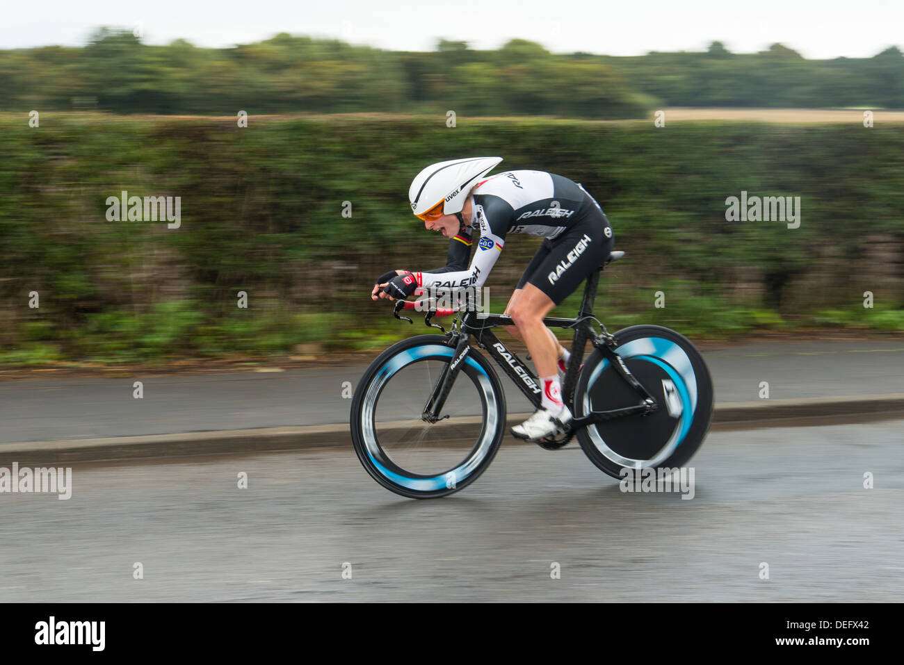 Thomas Moses of Team Raleigh riding in Stage 3 of the 2013 Tour of ...