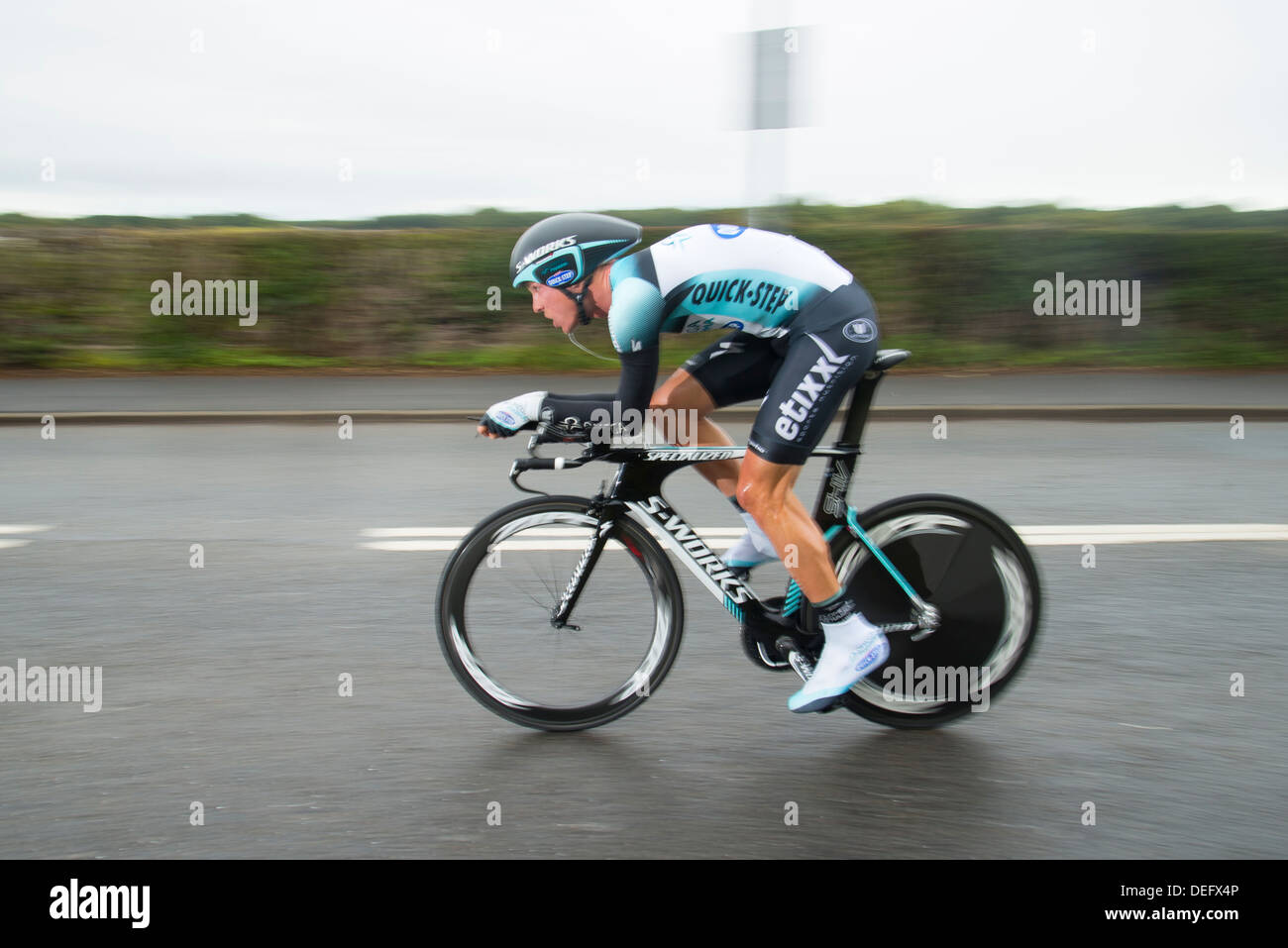 Martin Velits of Omega Pharma Quick Step in Stage 3 2013 Tour of ...