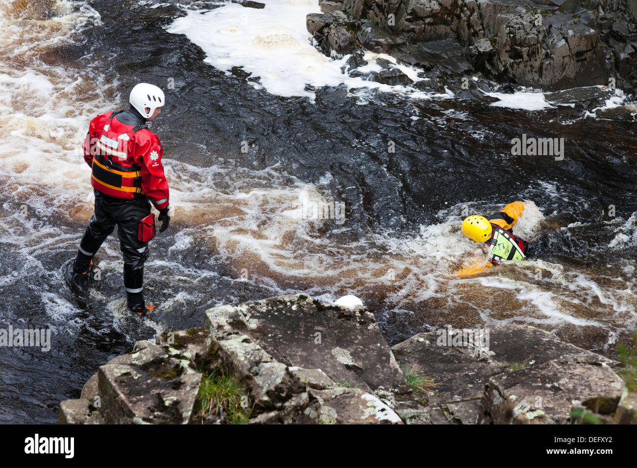 County Durham and Darlington Fire and Rescue Service Swift Water Rescue ...