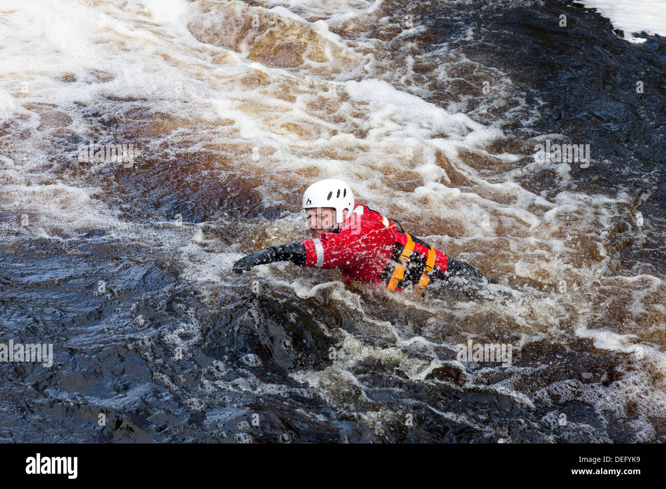 County Durham and Darlington Fire and Rescue Service Swift Water Rescue ...