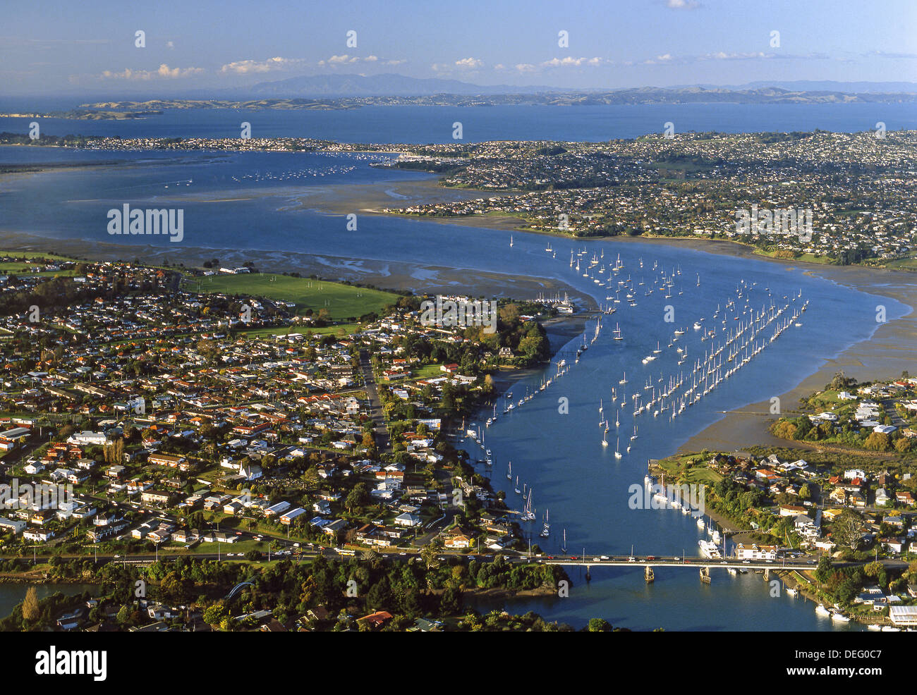 Auckland Harbour Aerial High Resolution Stock Photography and Images ...