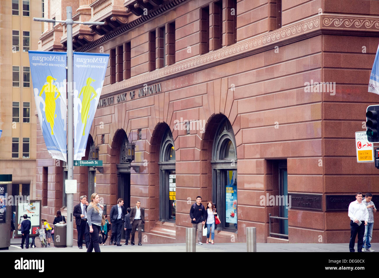 historic commonwealth bank of australia offices on martin place,sydney ...