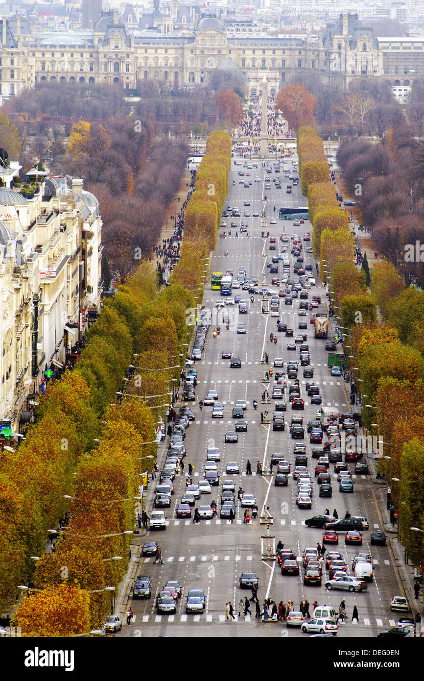Place de la concorde aerial hi-res stock photography and images - Alamy
