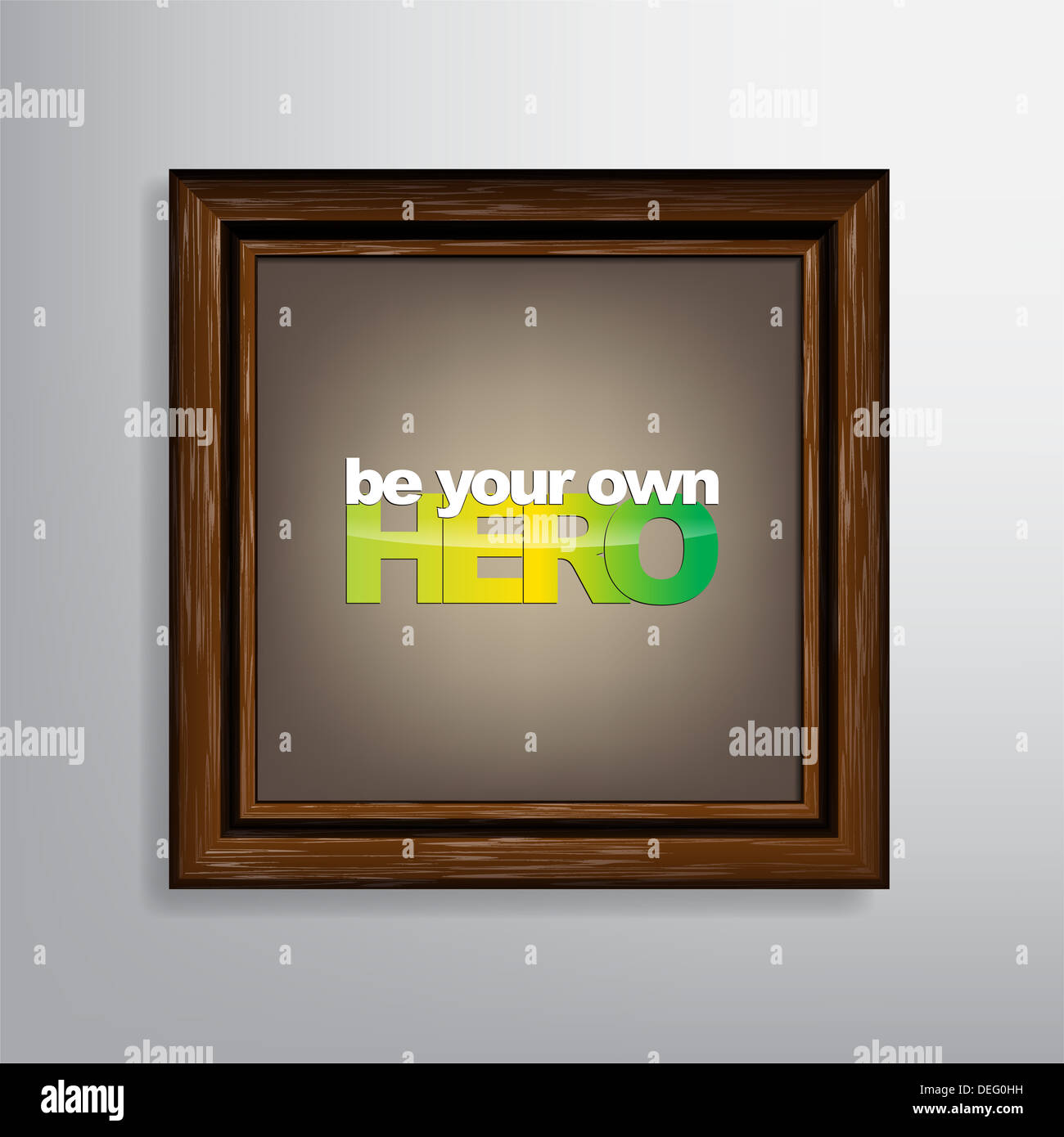 Be your own hero hi-res stock photography and images - Alamy