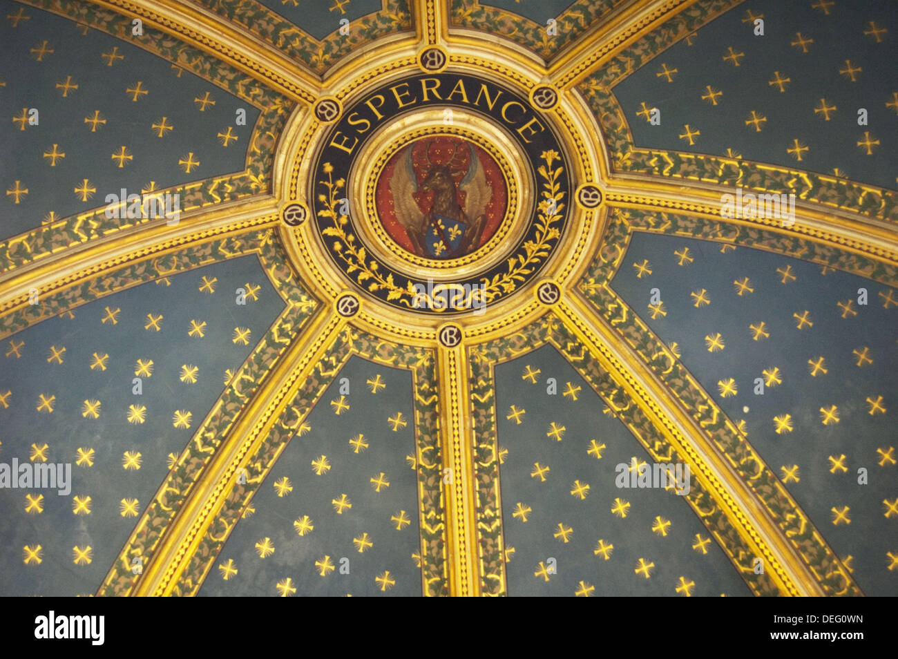 Inside of the chateau de chantilly hi-res stock photography and images ...