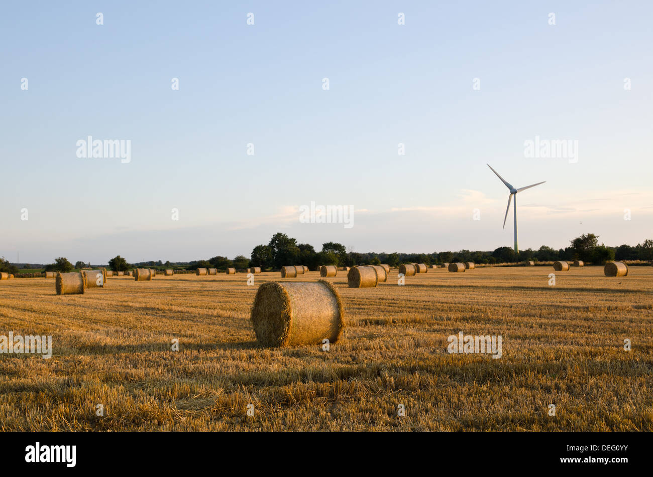Modern straw bales hi-res stock photography and images - Alamy