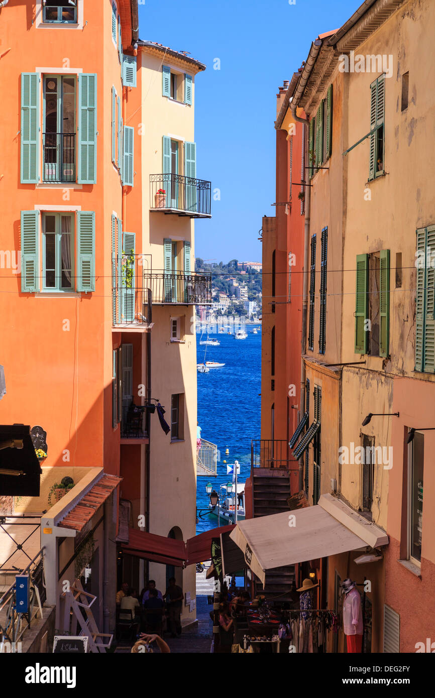 Street in villefranche sur mer hi-res stock photography and images - Alamy