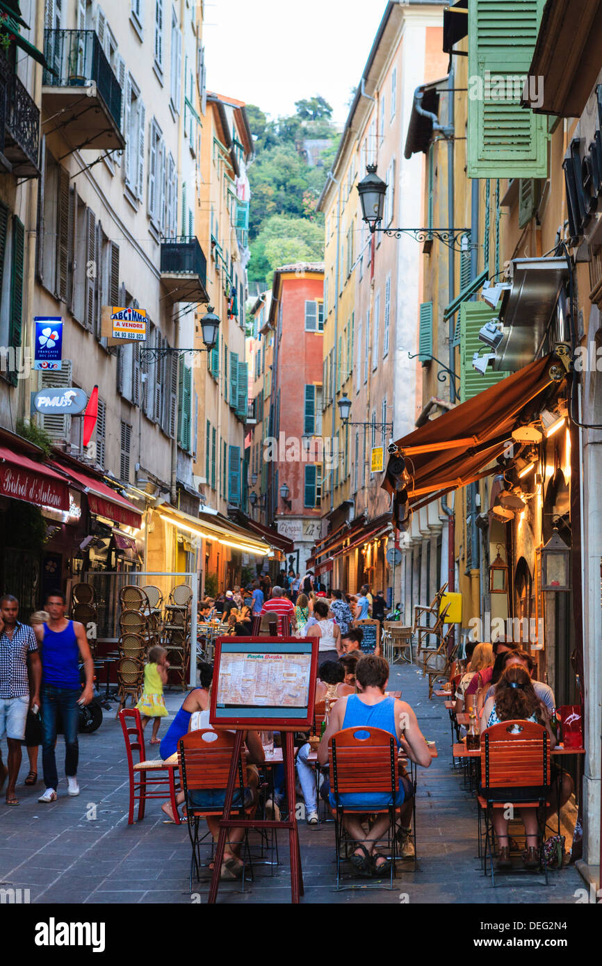 Old town in nice, france hi-res stock photography and images - Alamy