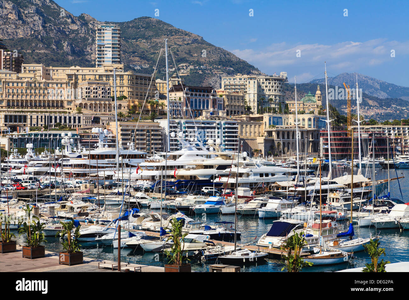 Monaco harbour, Monaco, Mediterranean, Europe Stock Photo - Alamy