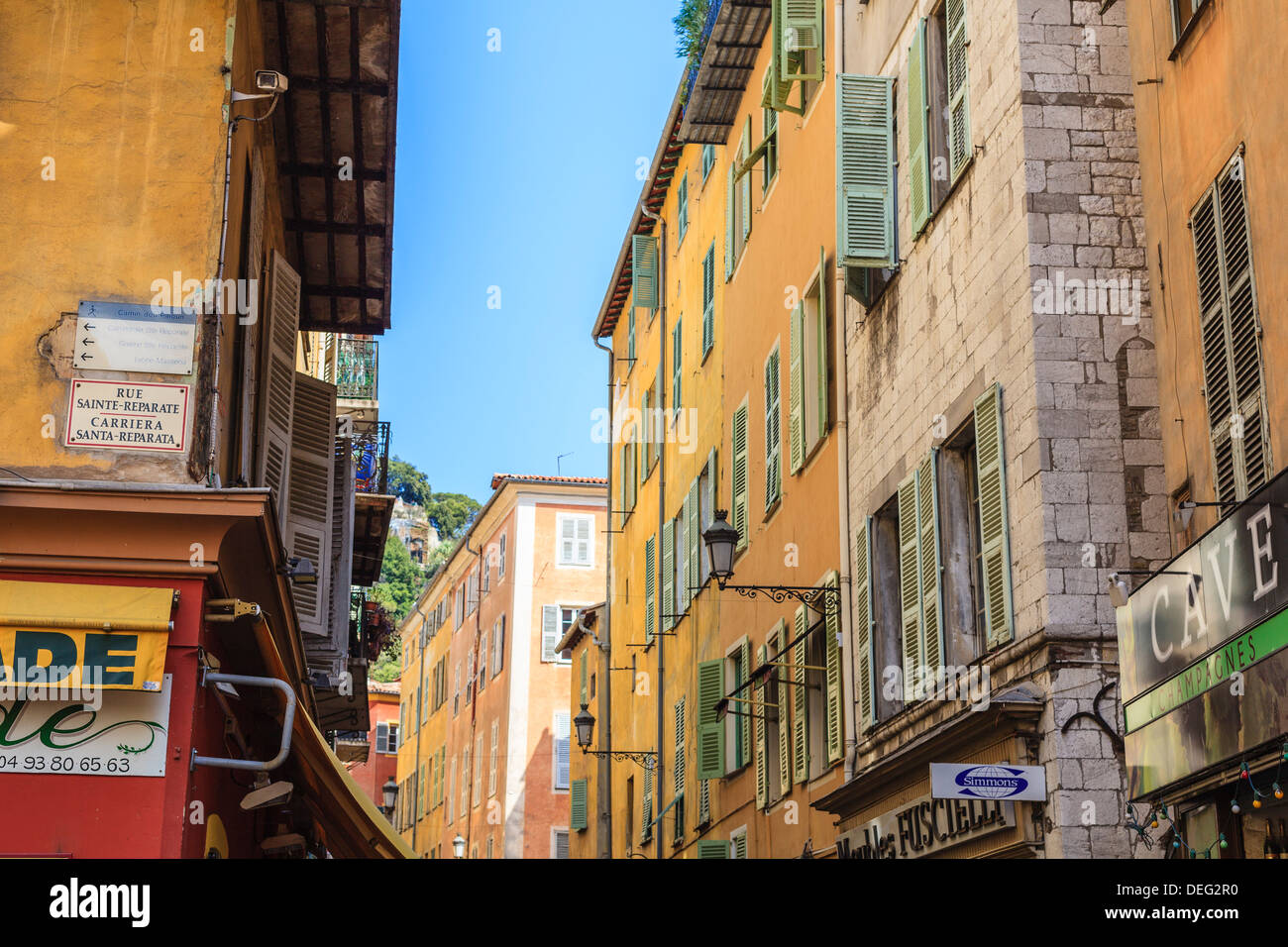 The Old Town, Nice, Alpes-Maritimes, Provence, Cote d'Azur, French ...