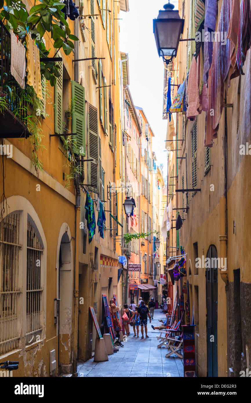 The Old Town, Nice, Alpes-Maritimes, Provence, Cote d'Azur, French ...