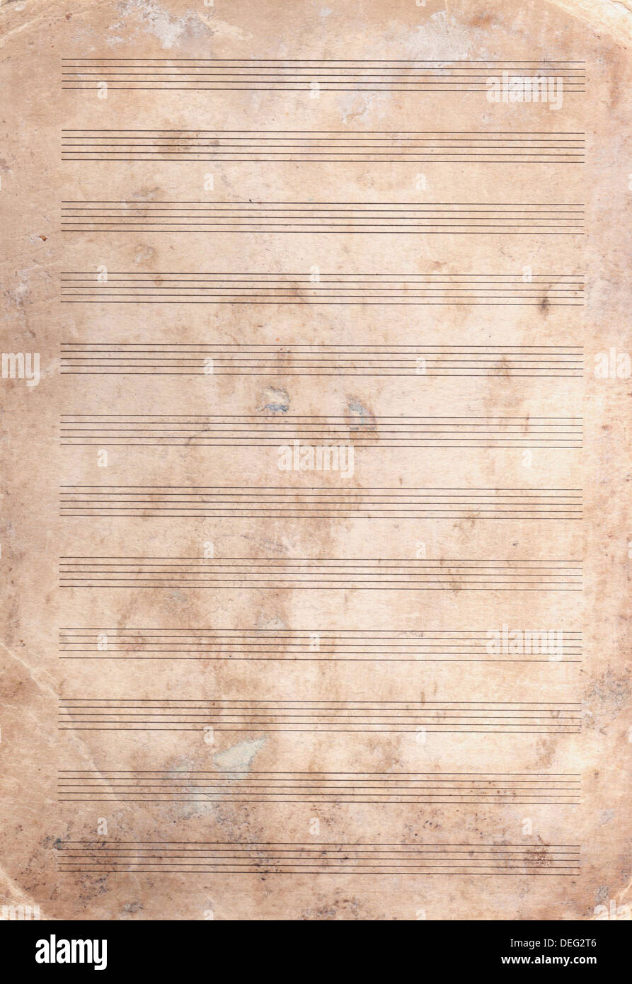 Parchment paper sheet music hi-res stock photography and images - Alamy