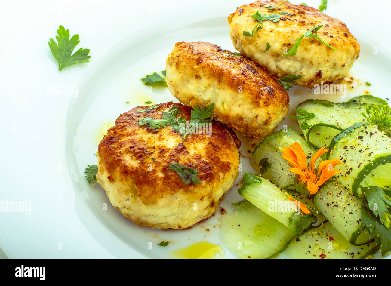 Cutlet plate hi-res stock photography and images - Alamy