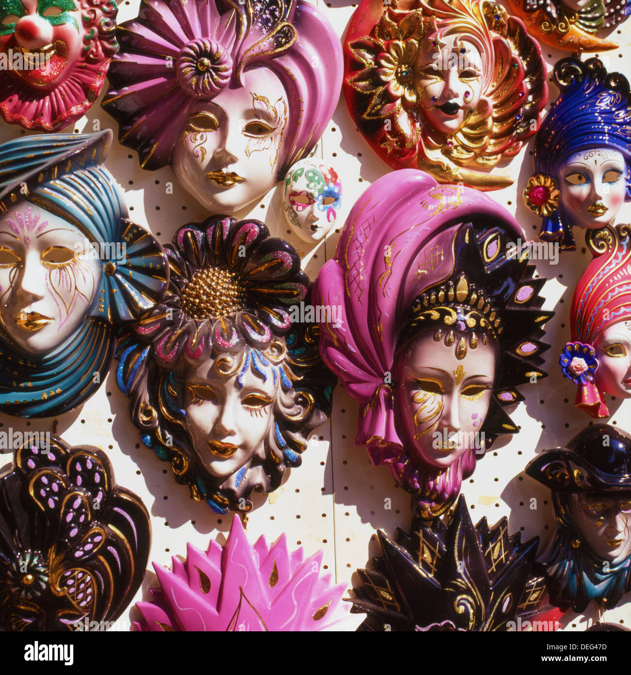 Masks of venice hi-res stock photography and images - Alamy