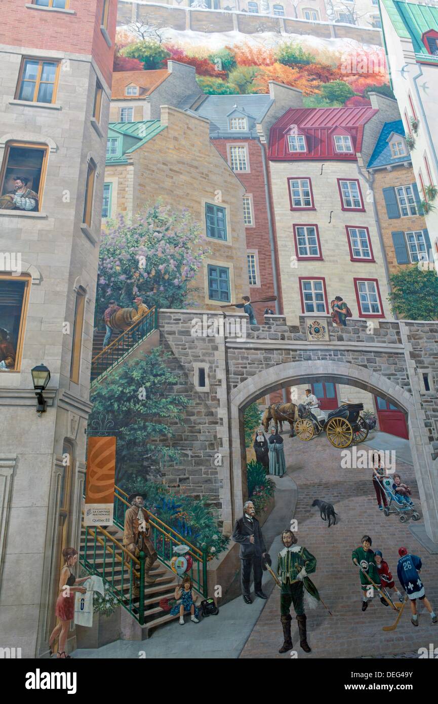 La fresque des quebecois hi-res stock photography and images - Alamy