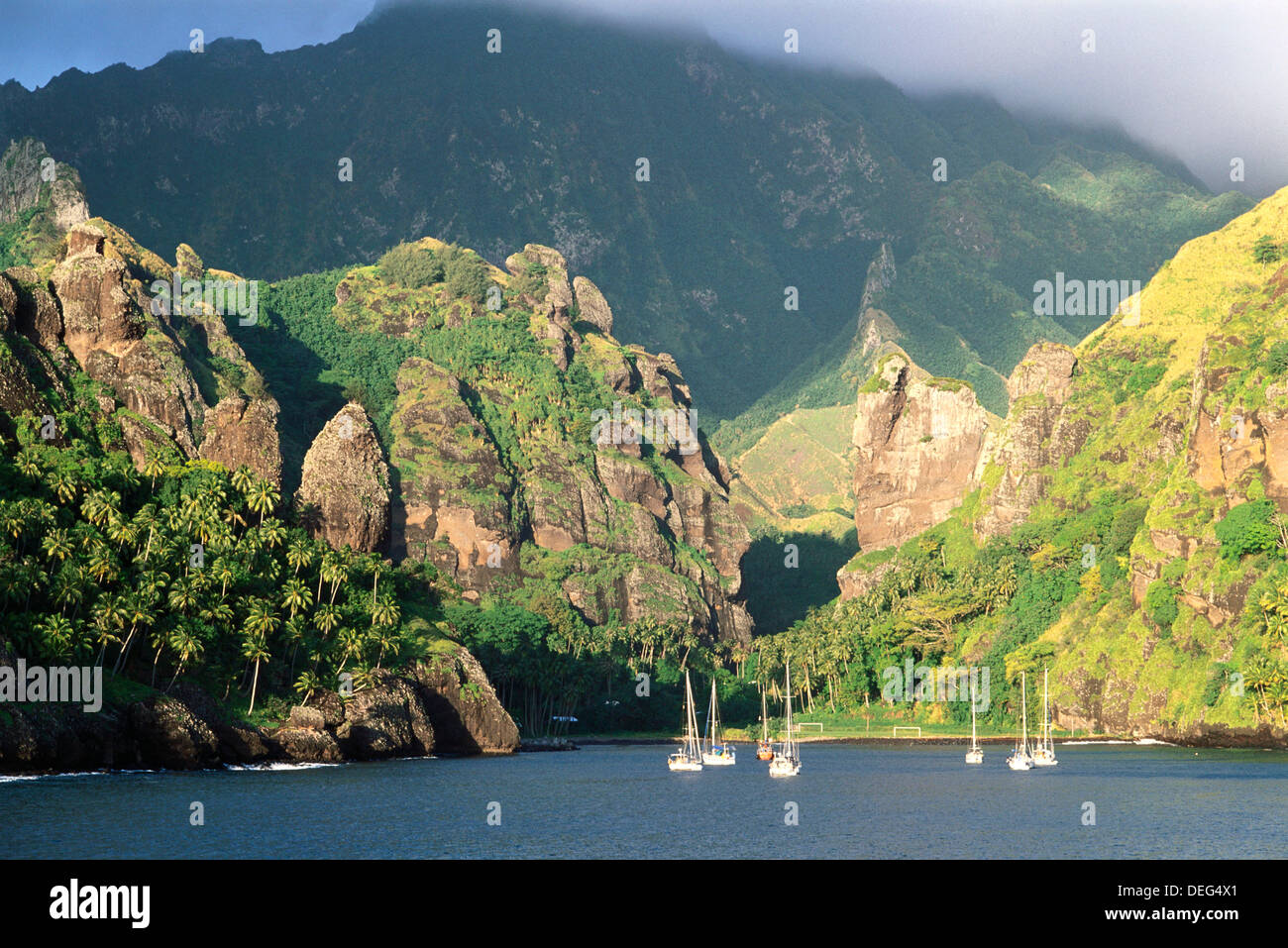 Bay of virgins and marquesas islands hi-res stock photography and ...