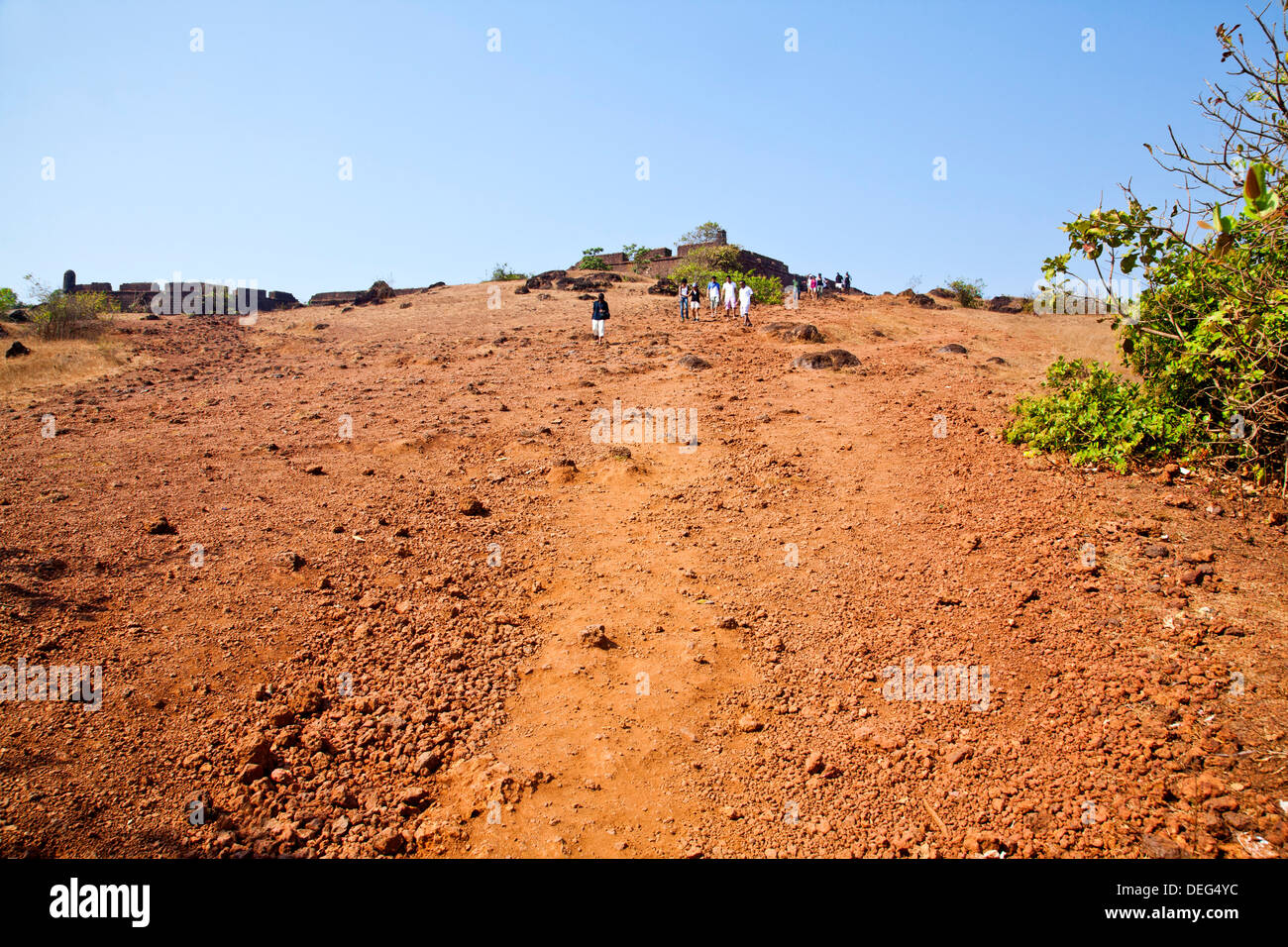 Ruins of the Chapora Fort, Vagator Beach, Vagator, Bardez, North Goa ...